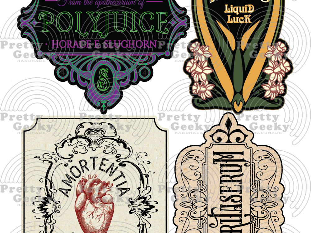 Magical Apothecary Labels Digital File Set | Pretty Geeky Handmade