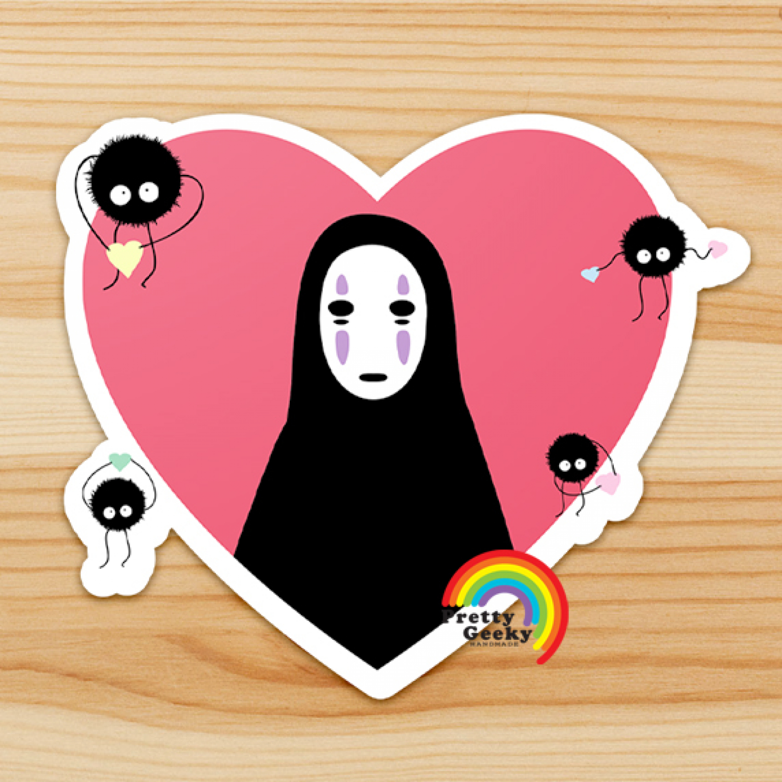 Ghibli Sticker - No Face | Pretty Geeky Handmade